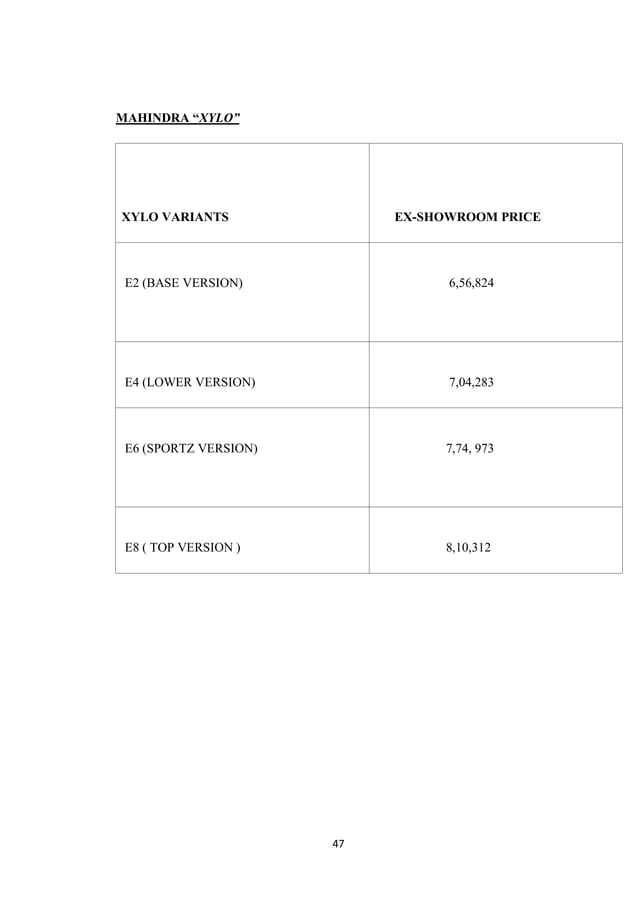 project report on mahindra and mahindra | PDF | Automotive Industry ...