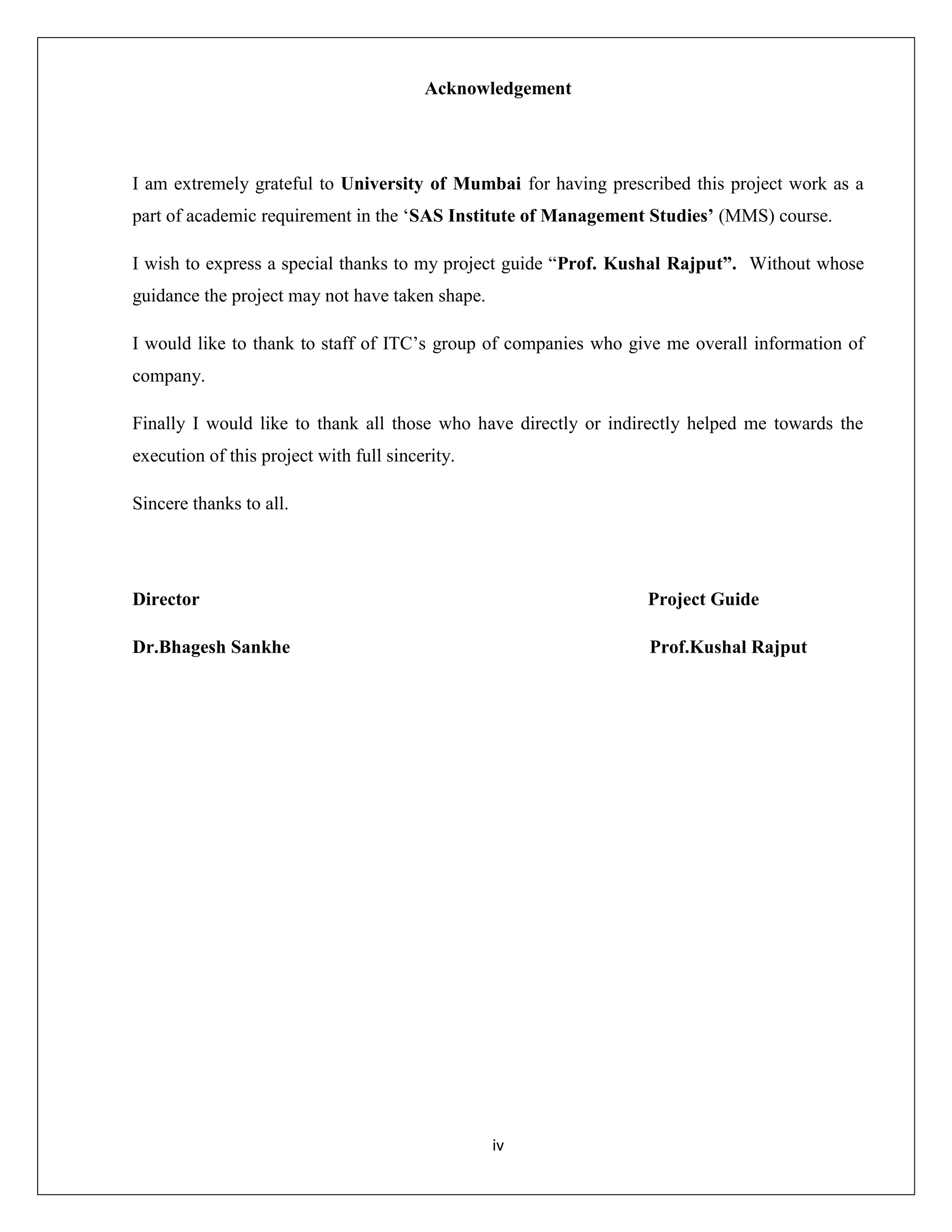 MBA CSR project | PDF