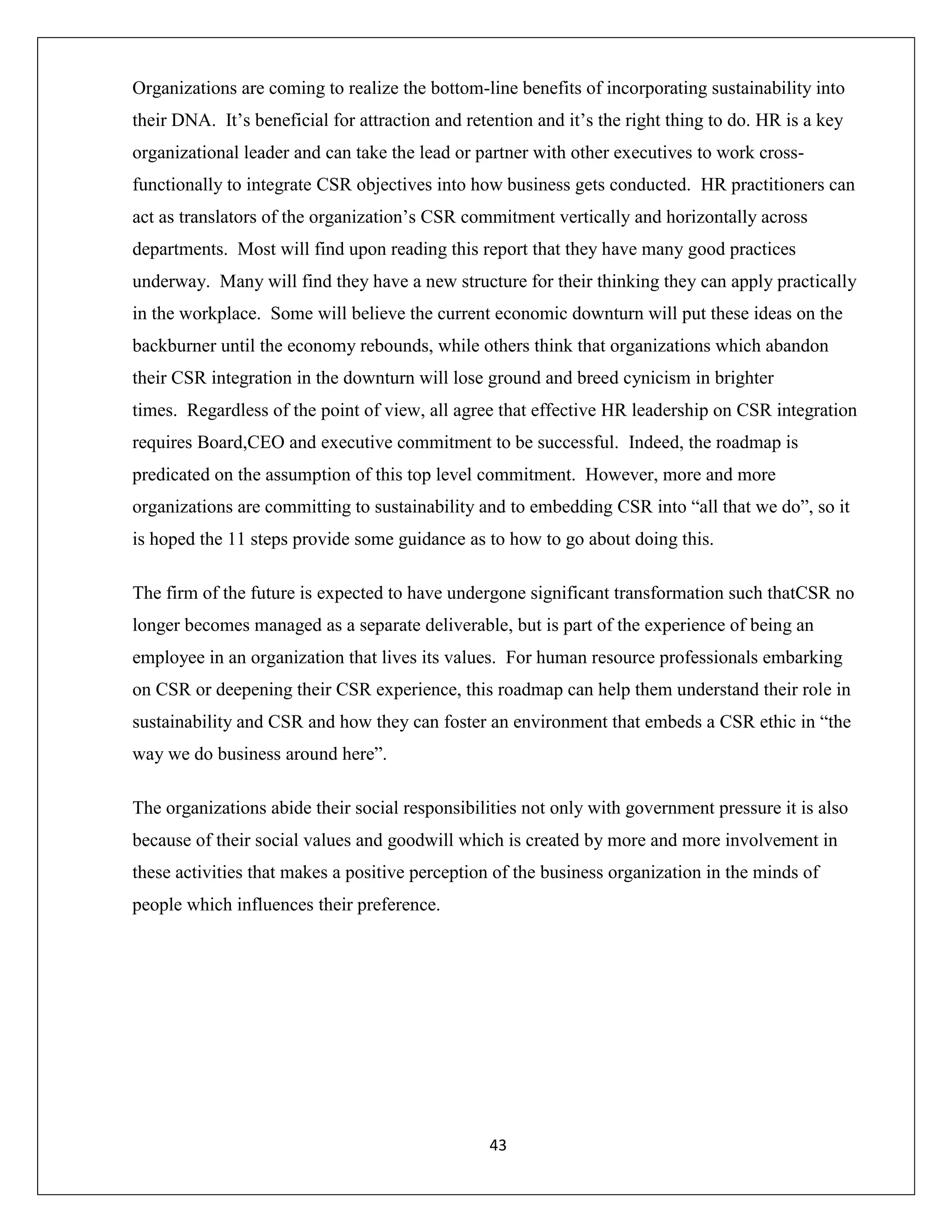 MBA CSR project | PDF