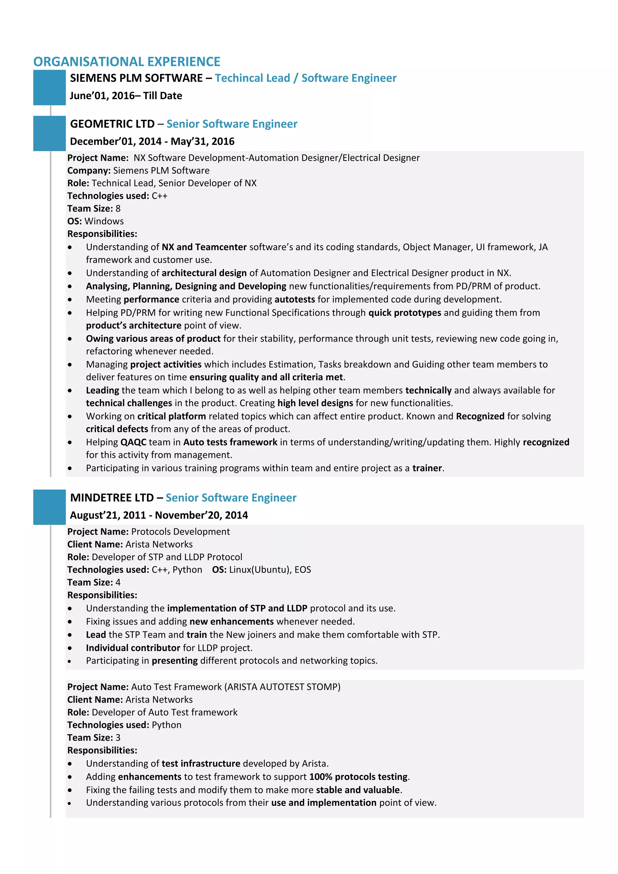 Yogesh_Fegade_Profile | PDF | Computer Software and Applications | Computing