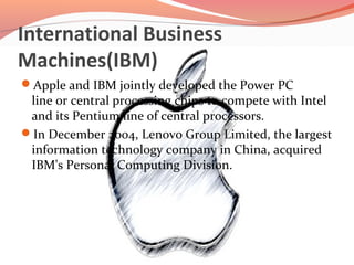 APPLE Inc ppt | PPT