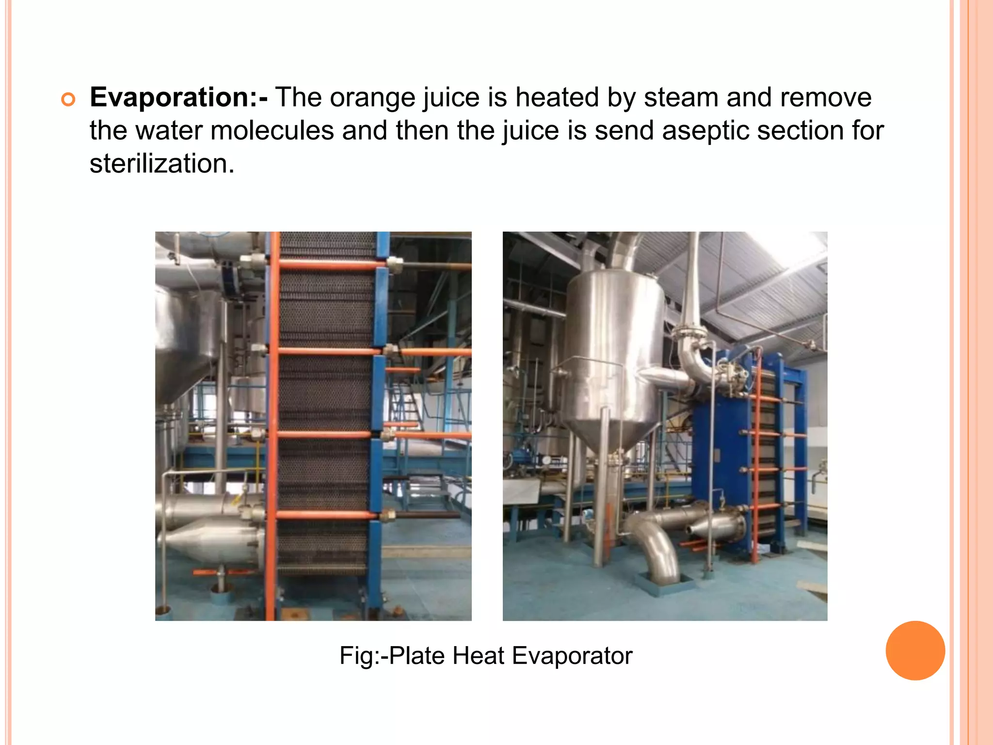 PROCESSING OF ORANGE JUICE | PPTX