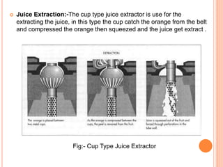 PROCESSING OF ORANGE JUICE | PPTX