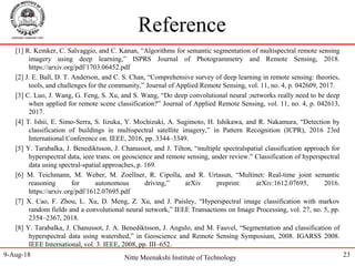 Analysis by semantic segmentation of Multispectral satellite imagery ...