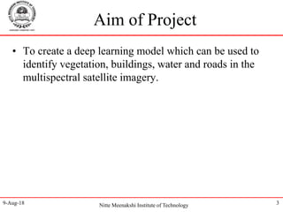 Analysis by semantic segmentation of Multispectral satellite imagery ...
