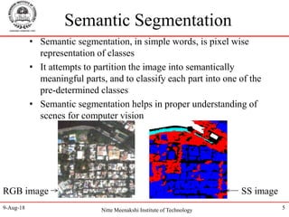Analysis by semantic segmentation of Multispectral satellite imagery ...