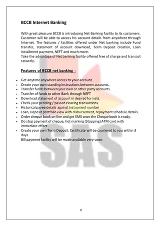 BCCB summer Internship project | DOCX