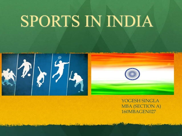 SPORTS IN INDIA | PPTX