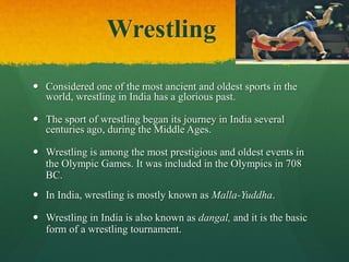 SPORTS IN INDIA | PPTX