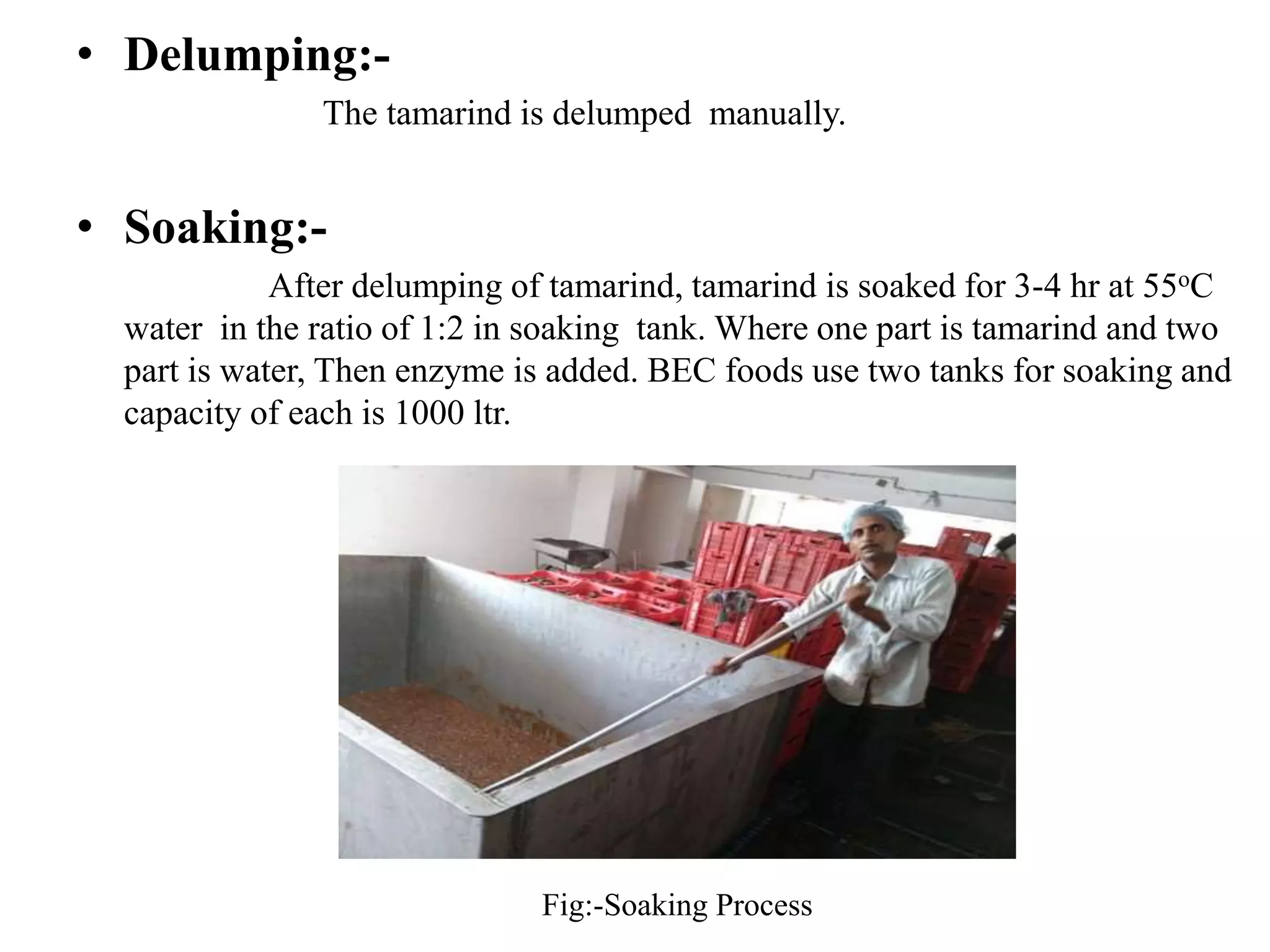 PREPARATION OF TAMARIND PASTE | PPTX