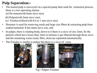 PREPARATION OF TAMARIND PASTE | PPTX