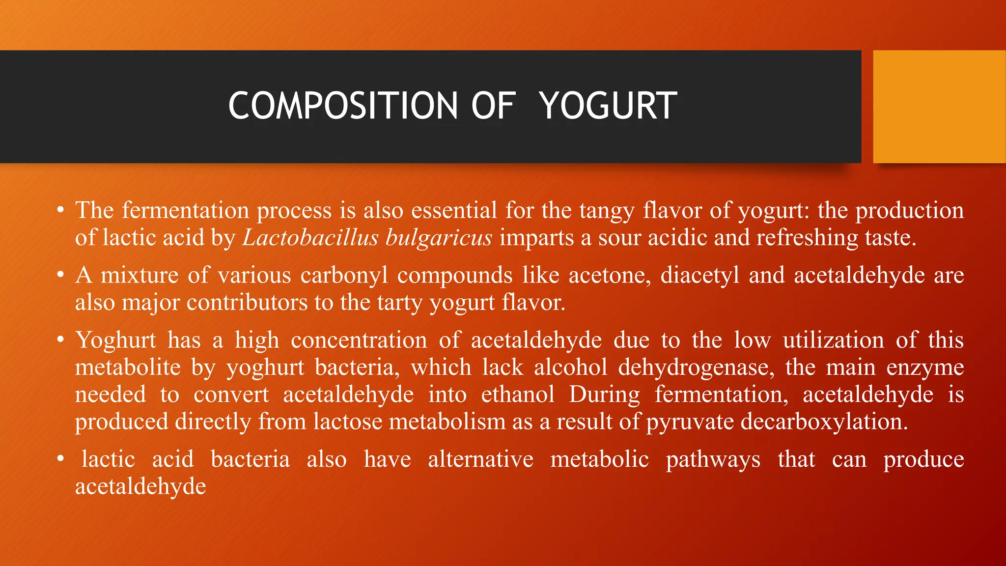 yogurt as a milk product fermented by two bacterial strains: a lactic ...
