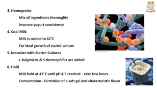 Yoghurt fermentation | PPTX