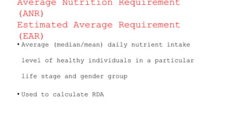 Yogi - Nutrition.pptx & RDA of Macronutrients and Micronutrients | PPT