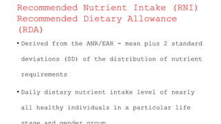 Yogi - Nutrition.pptx & RDA of Macronutrients and Micronutrients | PPT