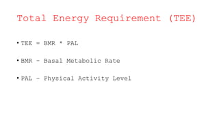 Yogi - Nutrition.pptx & RDA of Macronutrients and Micronutrients | PPT