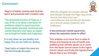 Yogic Lifestyle | PPT