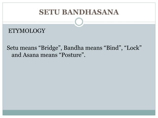 Prashant Gupta Lying Asanas Yogic science | PPTX