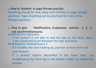 Yogic Techniques and training examination | PPT