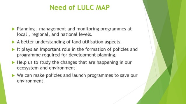GIS PRESENTATION: Preparation of land use classification maps through ...