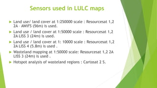 GIS PRESENTATION: Preparation of land use classification maps through ...
