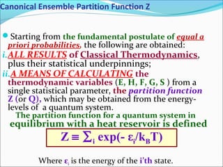 STATISTICAL MECHNICE | PPT