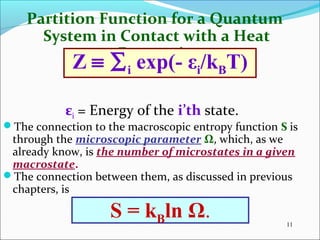 STATISTICAL MECHNICE | PPT