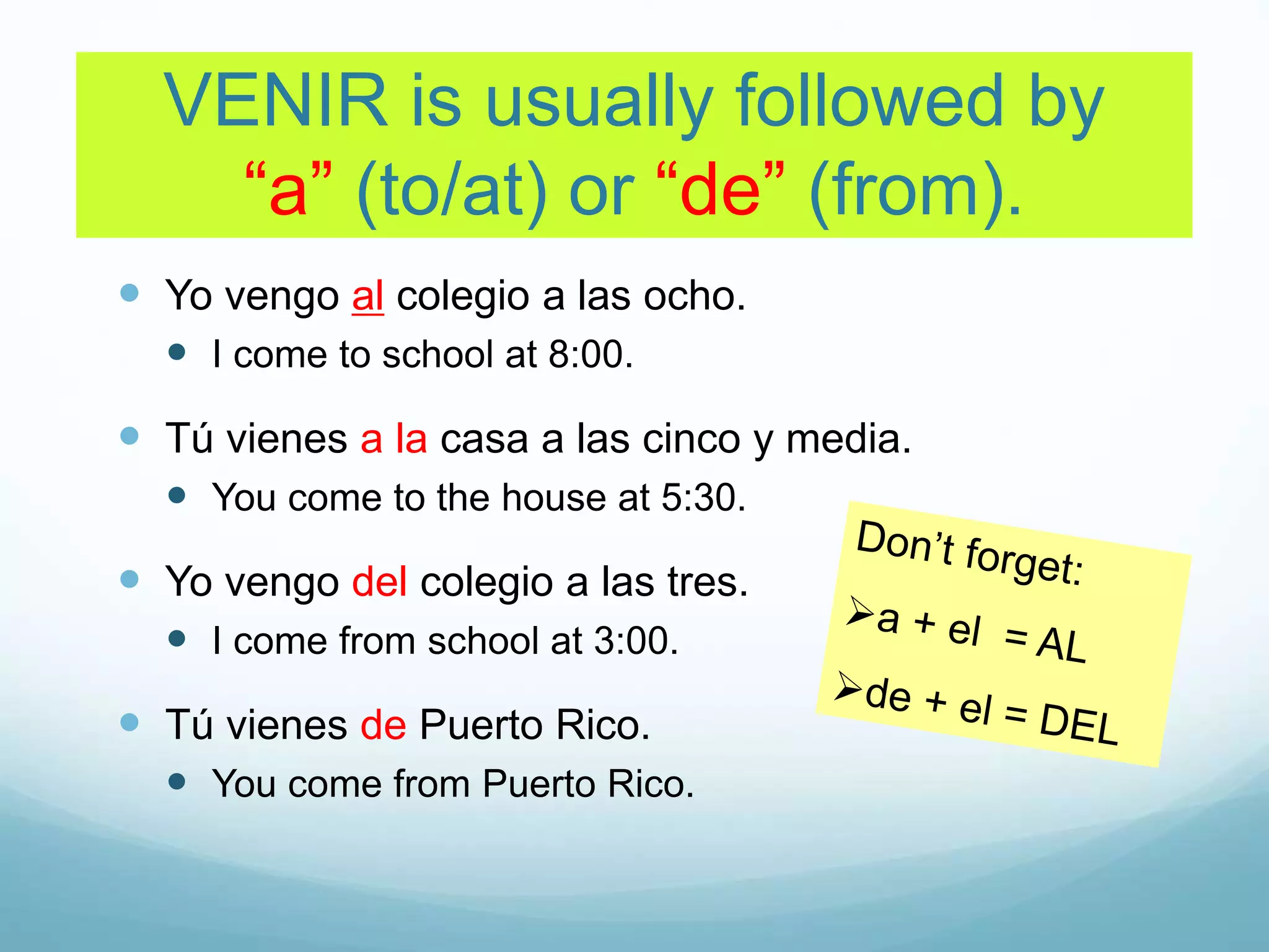 Yo go verbs | PPT