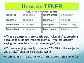 Yo go verbs | PPTX