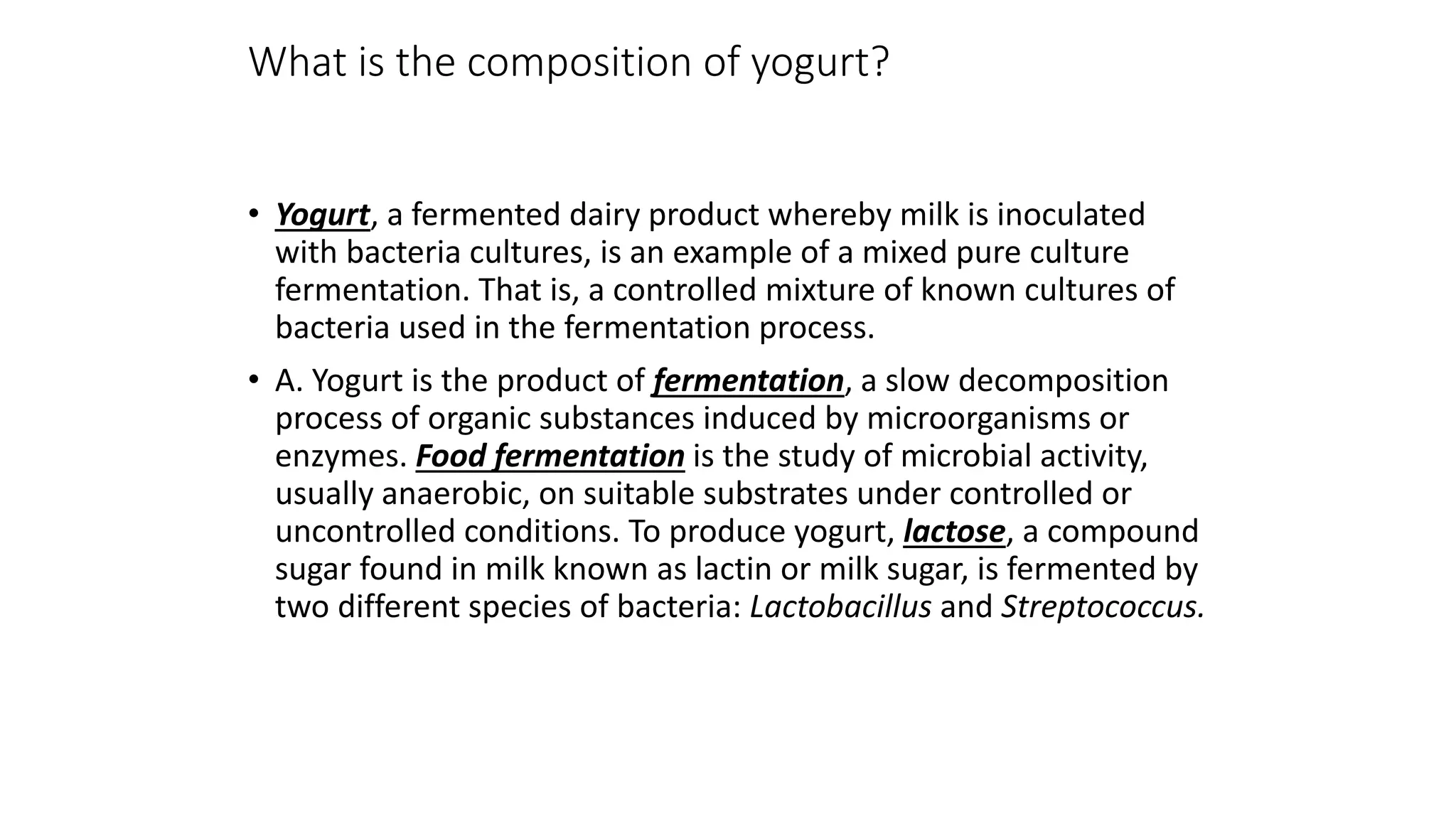 Yogurt | PDF
