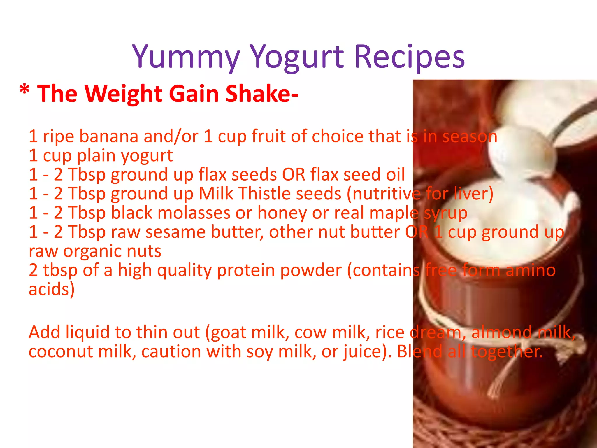 Yogurt- The wonder food | PPTX