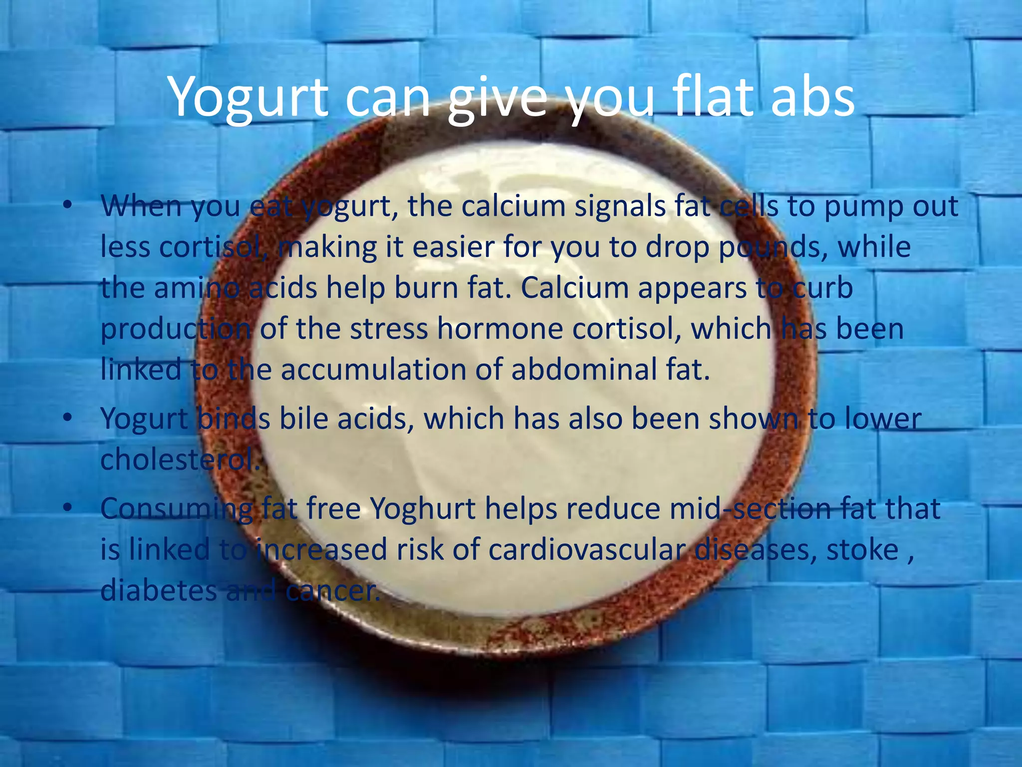 Yogurt- The wonder food | PPTX