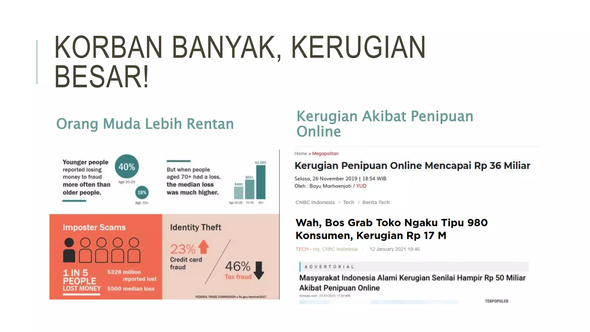 Jenis-jenis Penipuan di Internet dan Cara Menghindarinya | PPTX