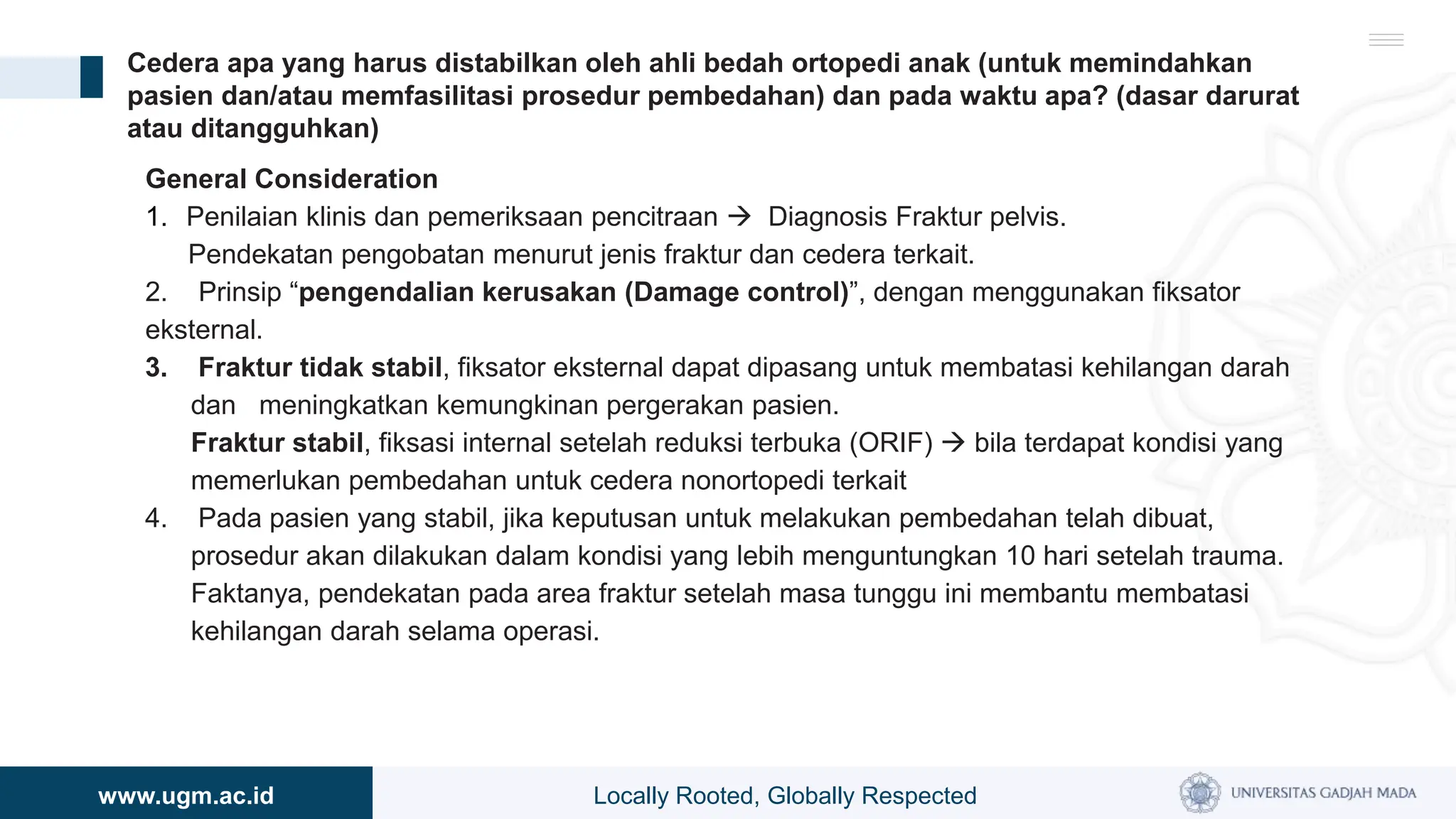 Yohan Parulian Sinaga - Pelvic fractures in children (pelvic ring and ...