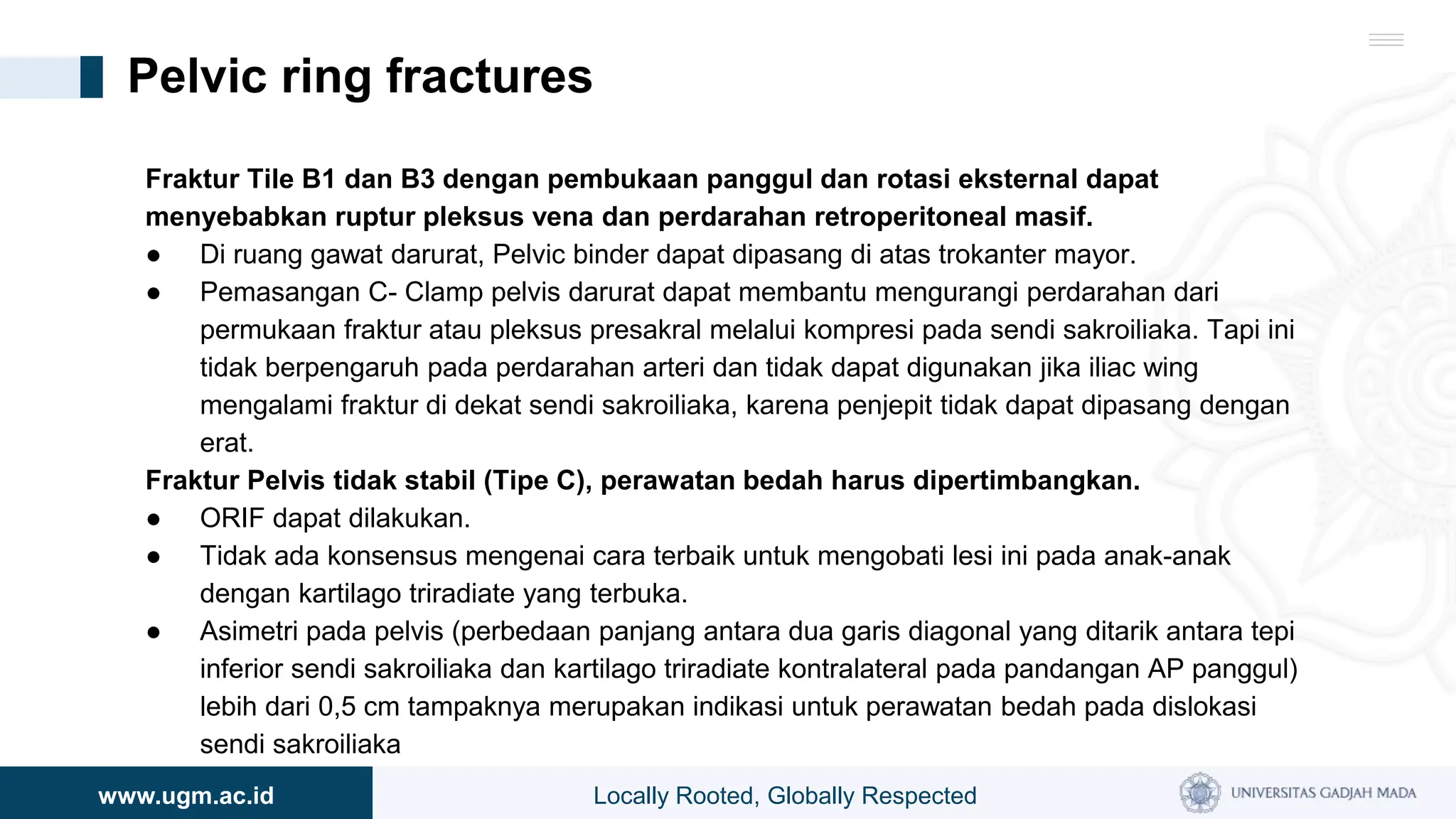 Yohan Parulian Sinaga - Pelvic fractures in children (pelvic ring and ...