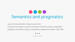 semantics in linguaistics in english education program | PPT