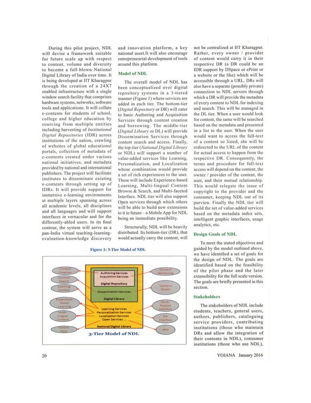 National Digital Library of India : Building a National Asset | PDF