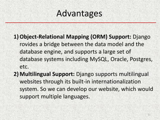 Django Seminar | PPTX