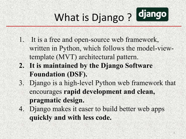 Django Seminar