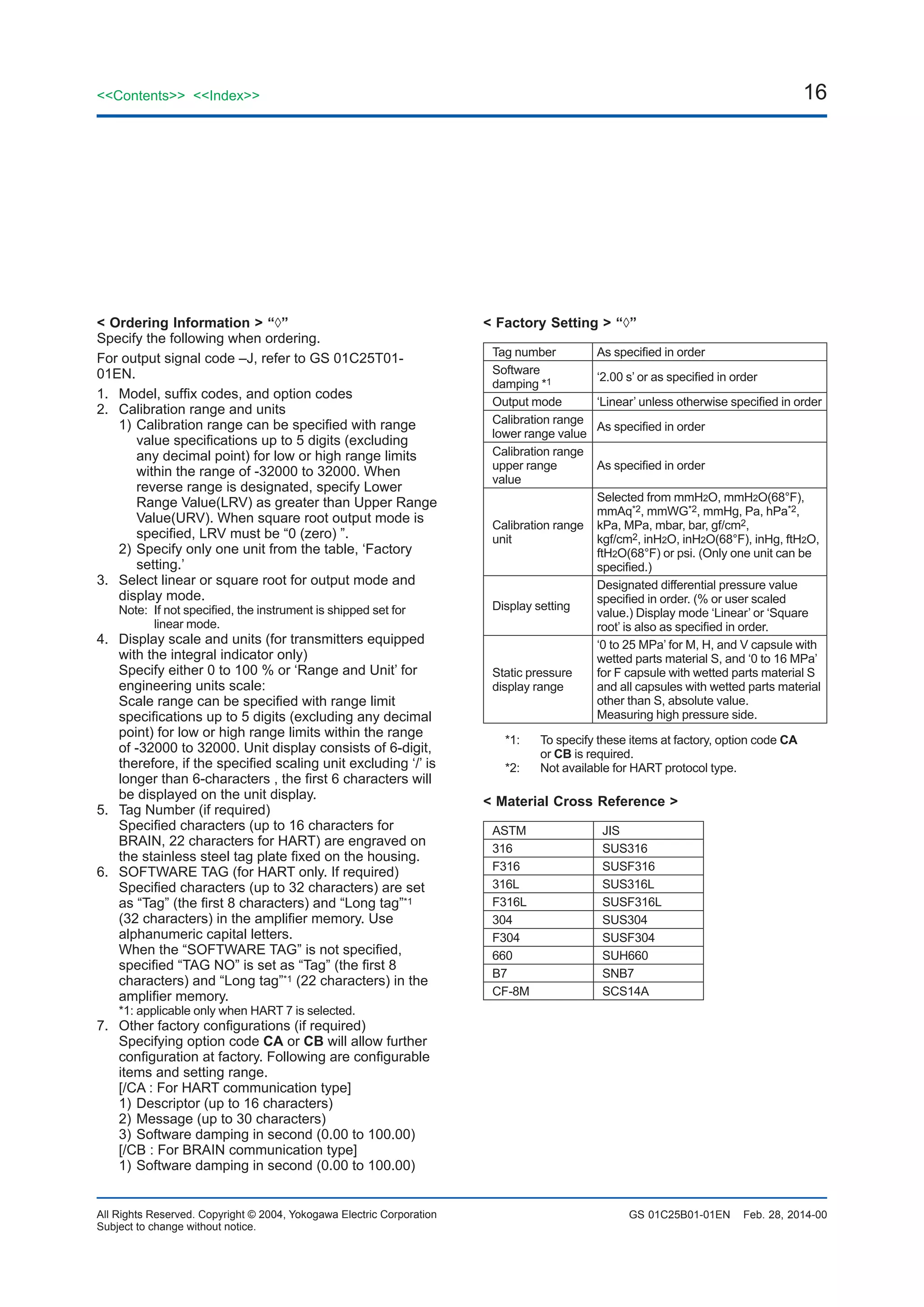 Yokogawa EJX110A Differential Pressure Tranismitter | PDF