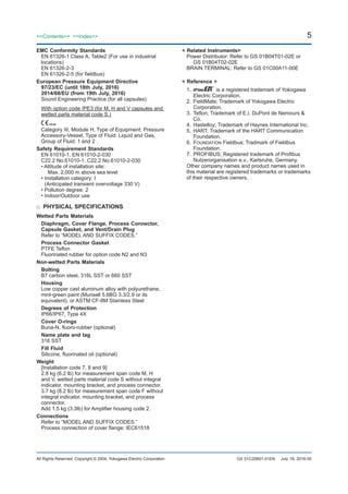 Yokogawa EJX110A Differential Pressure Tranismitter | PDF