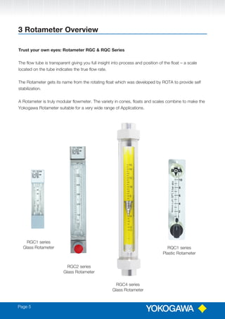 Yokogawa Variable Area Flowmeter | PDF