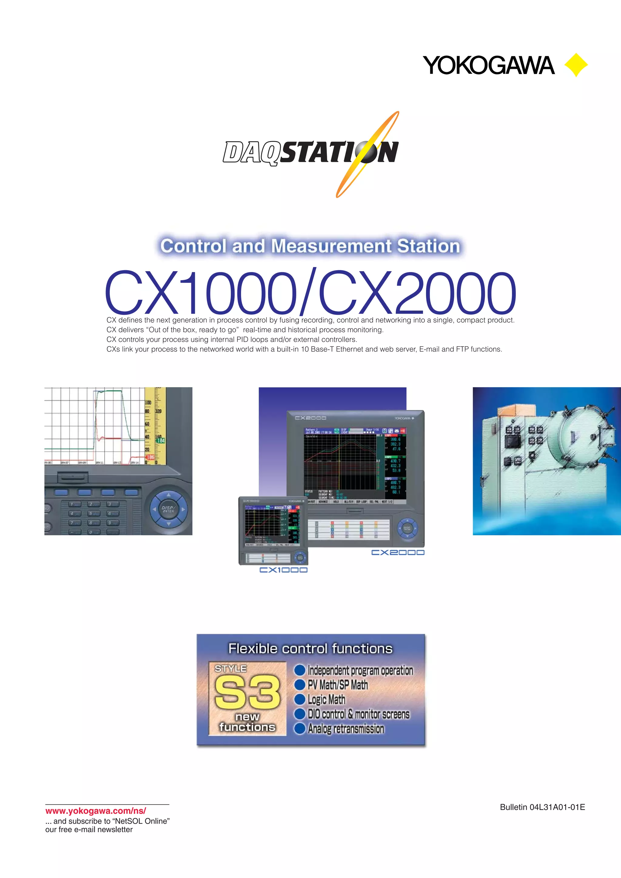 Yokogawa CX 2000 DAQ Station | PDF