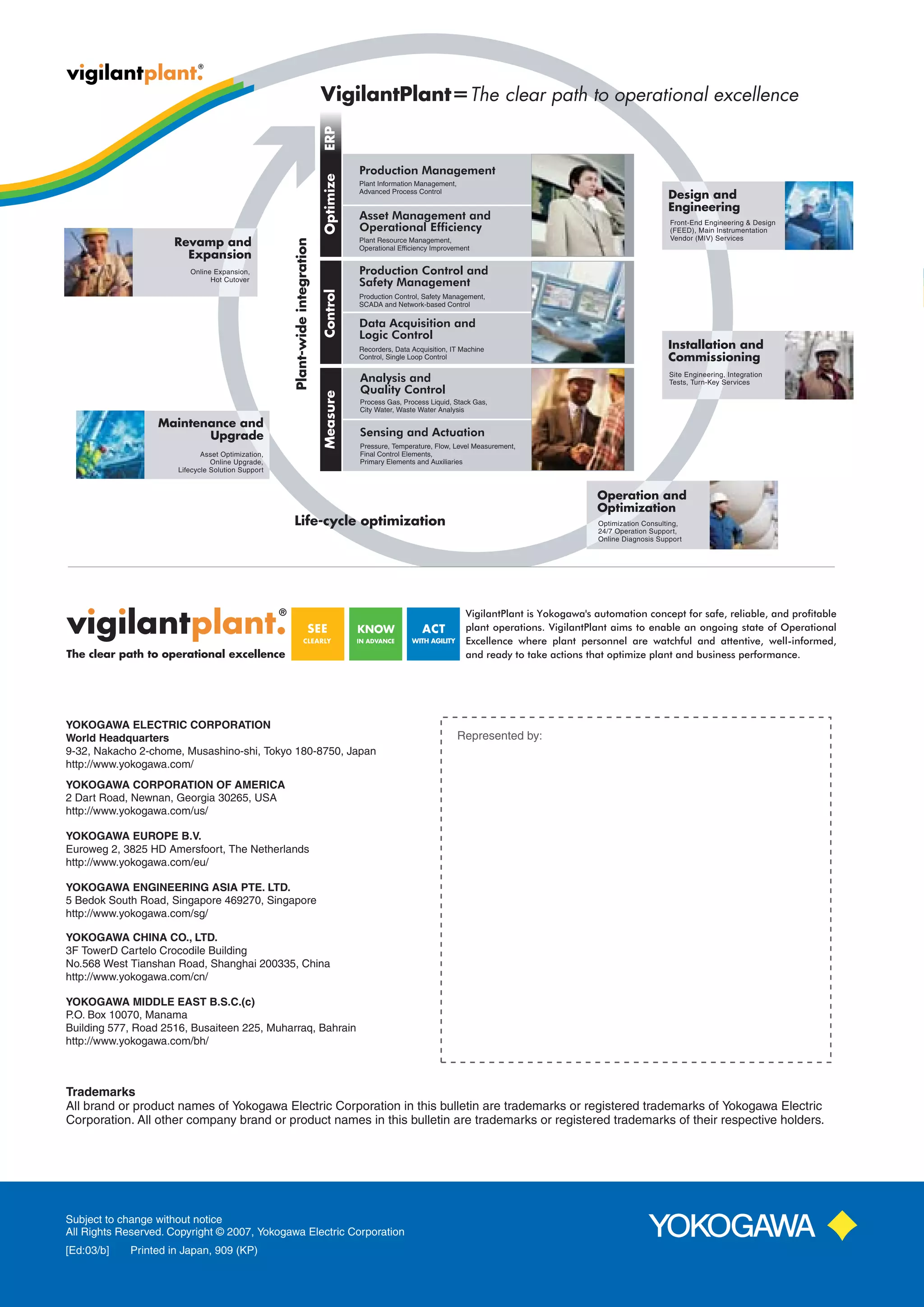 Yokogawa in the Petrochemical Industry | VigilantPlant | PDF