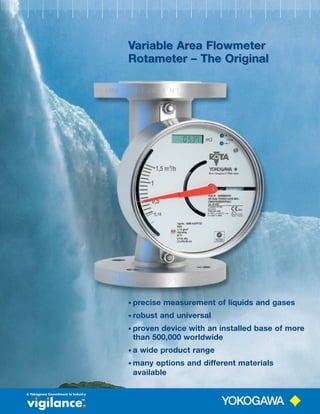 Rotameter Variable Area Flowmeters | PDF