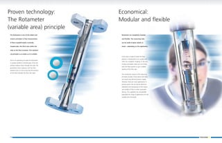 Rotameter Variable Area Flowmeters | PDF