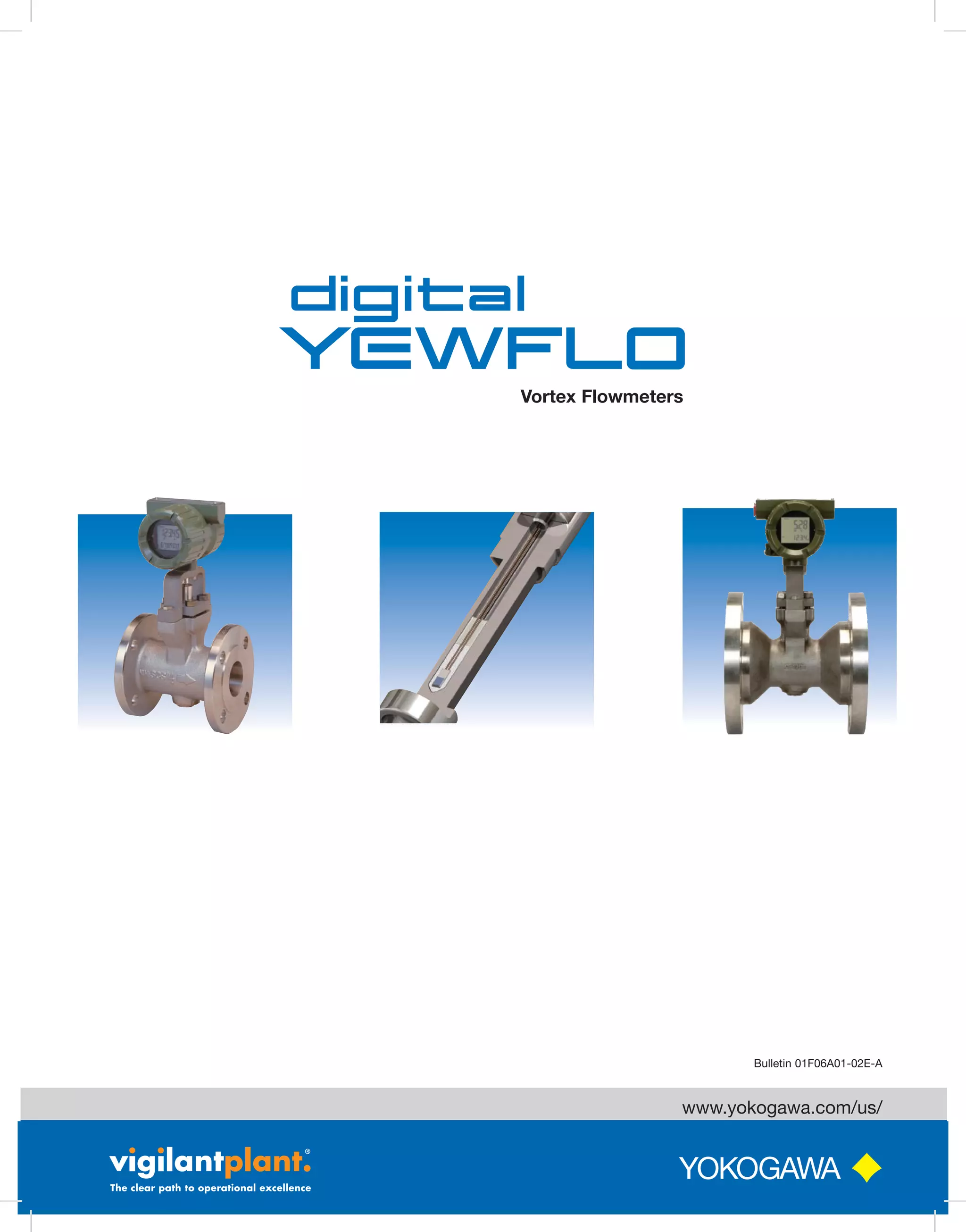 Yokogawa digital YEWFLOW Vortex Flowmeters | PDF