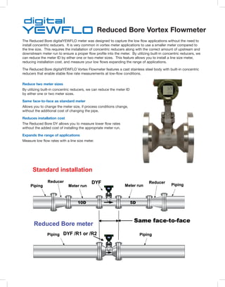 Yokogawa digital YEWFLOW Vortex Flowmeters | PDF