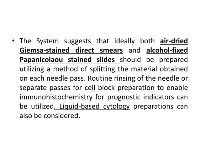 Yokohama system cytology | PPTX