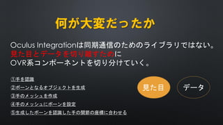 PUN2×OculusQuestでハンドトラッキング同期実装 | PDF